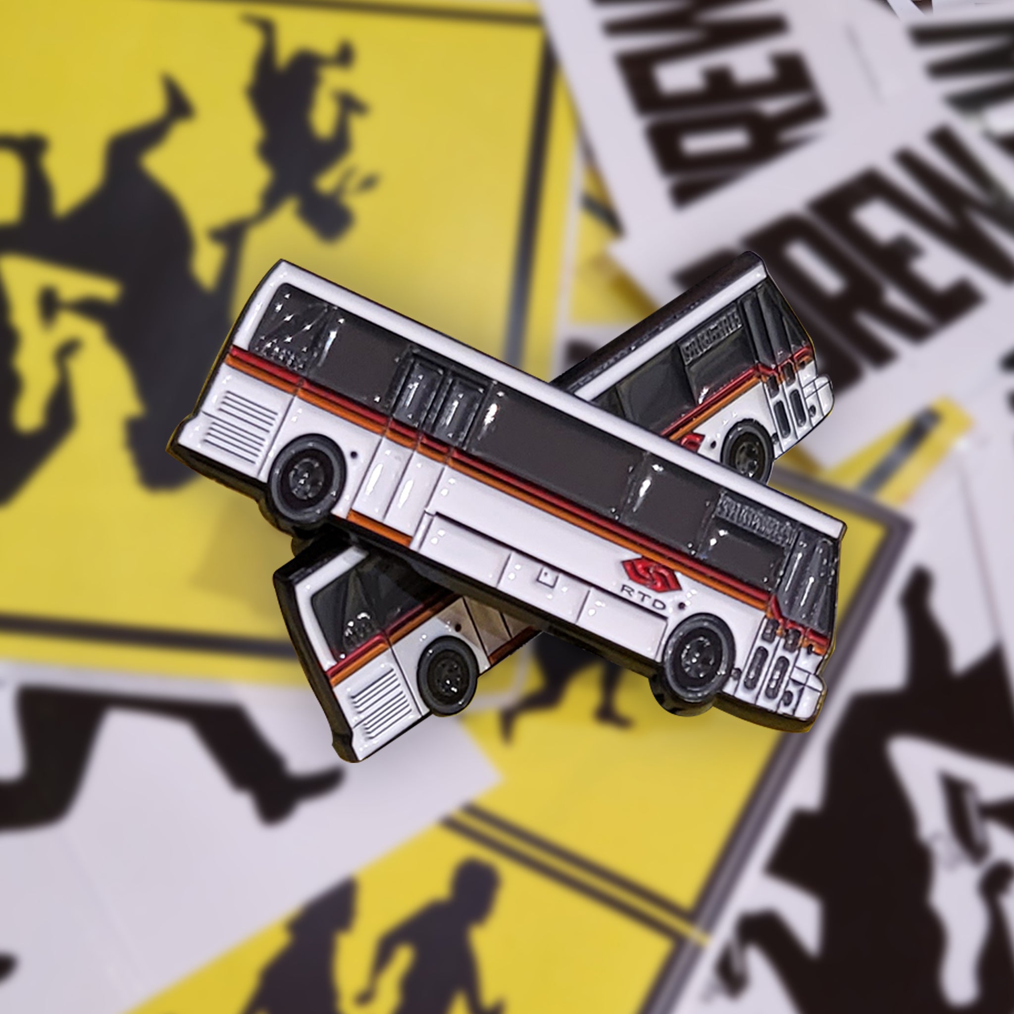 DREW RTD Bus Collector Enamel Pin – Overspraysupply
