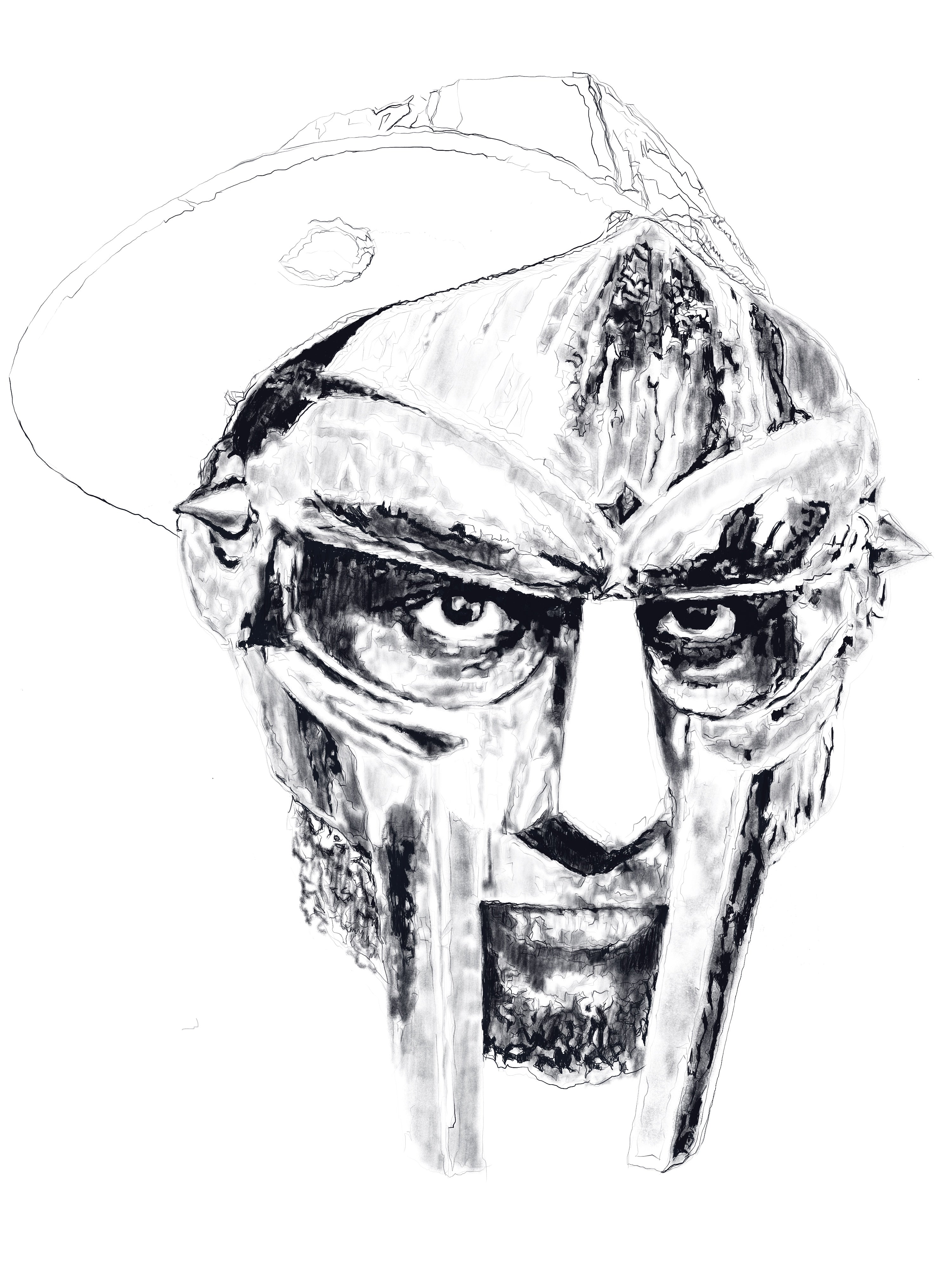 MF Doom Portrait Print – Overspraysupply